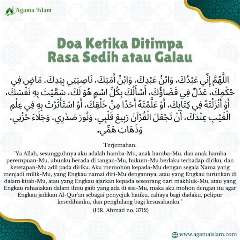 Doa Ketika Ditimpa Rasa Sedih atau Galau: Penjelasan dan Manfaat ...