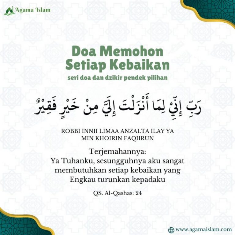 Doa Memohon Setiap Kebaikan - Agama Islam