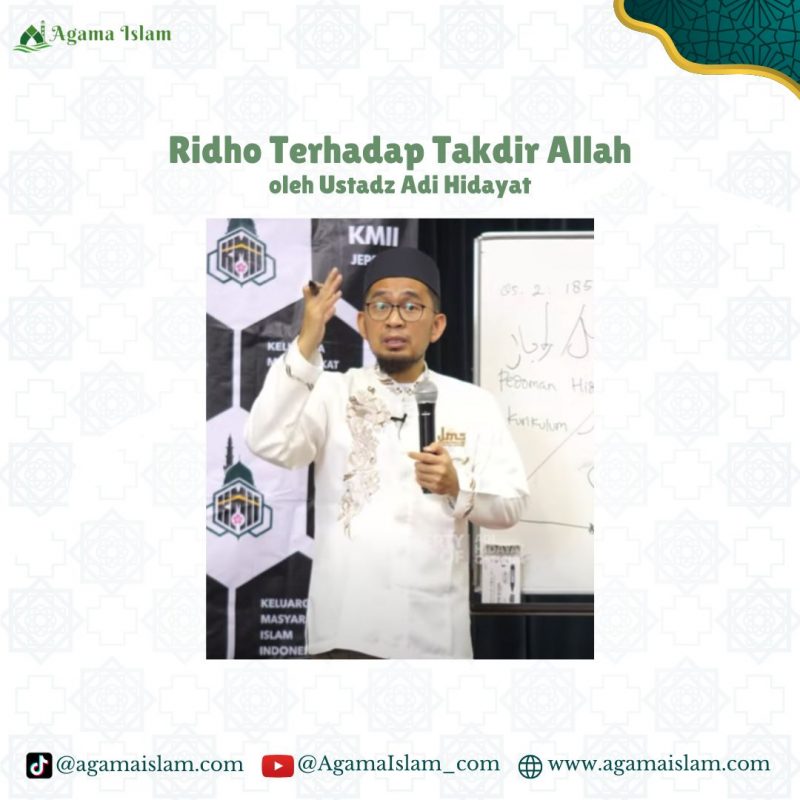 Ridho Terhadap Takdir Allah - Agama Islam