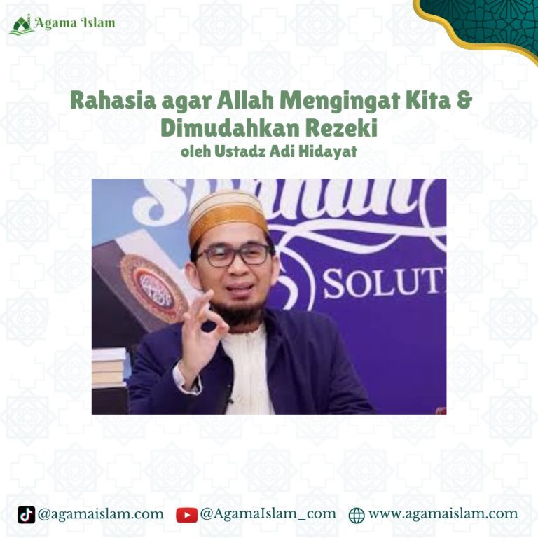Rahasia agar Allah Mengingat Kita & Dimudahkan Rezeki - Agama Islam
