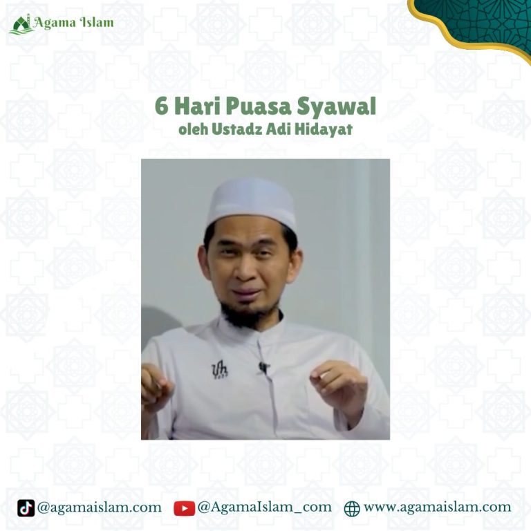 6 Hari Puasa Syawal - Agama Islam